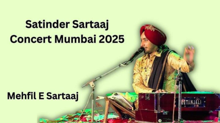 Satinder Sartaaj Concert Mumbai 2025: Everything You Need to Know